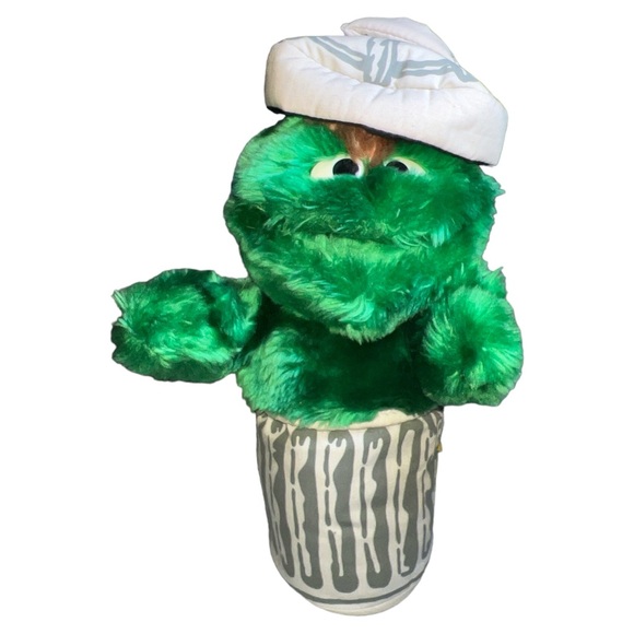 Applause | Toys | Applause 989 Sesame Street Oscar The Grouch Trash Can ...